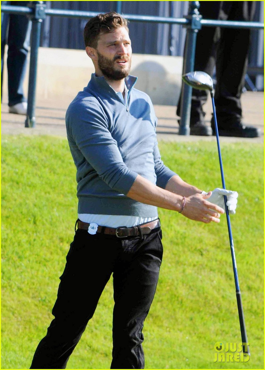 Jamie Dornan Practices for Golf Competition in Scotland: Photo 3474375 ...