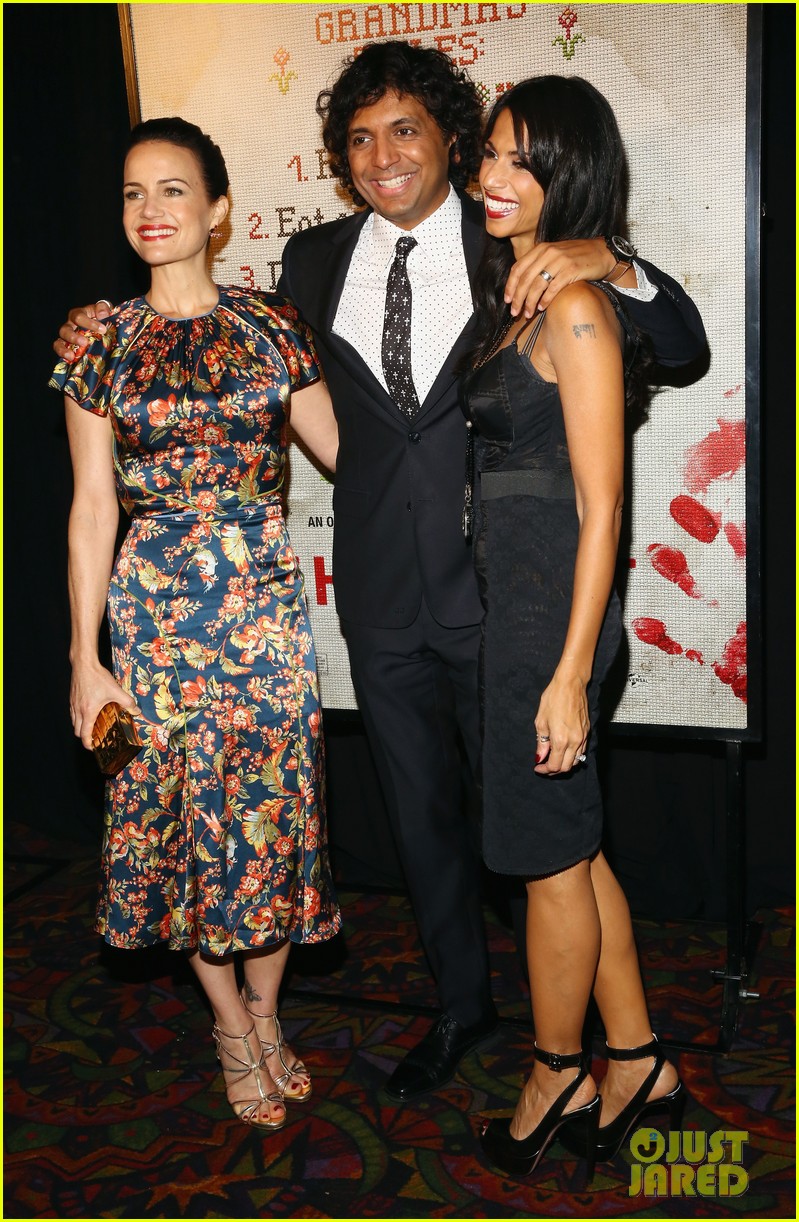 Carla Gugino Supports Kathryn Hahn & M. Night Shyamalan at 'The Visit ...