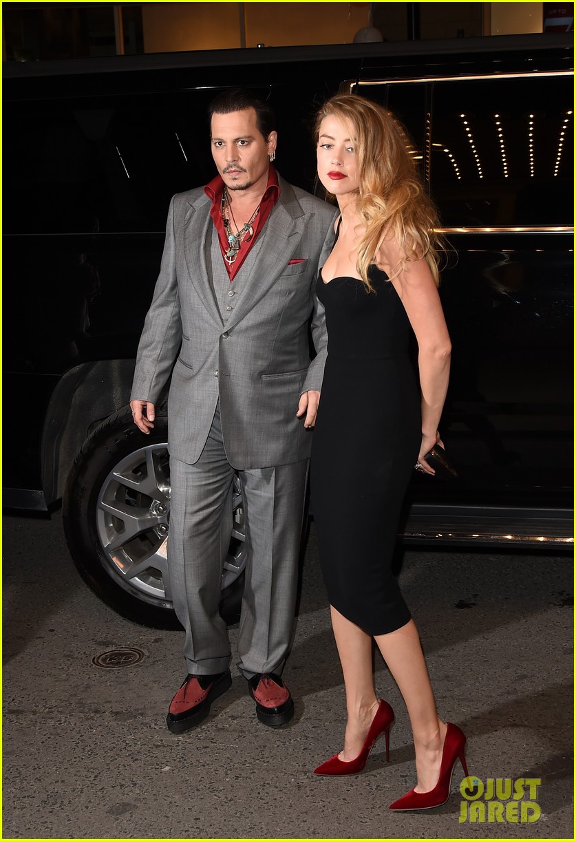 Johnny Depp & Amber Heard Pack on the PDA at 'Black Mass' Premiere ...