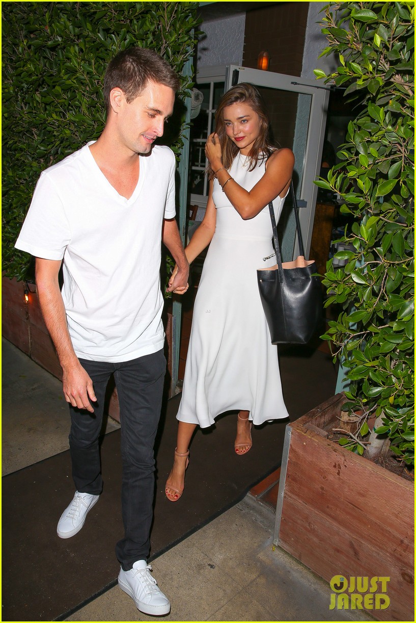Photo: miranda kerr evan spiegel dinner date 11 | Photo 3467412 | Just ...