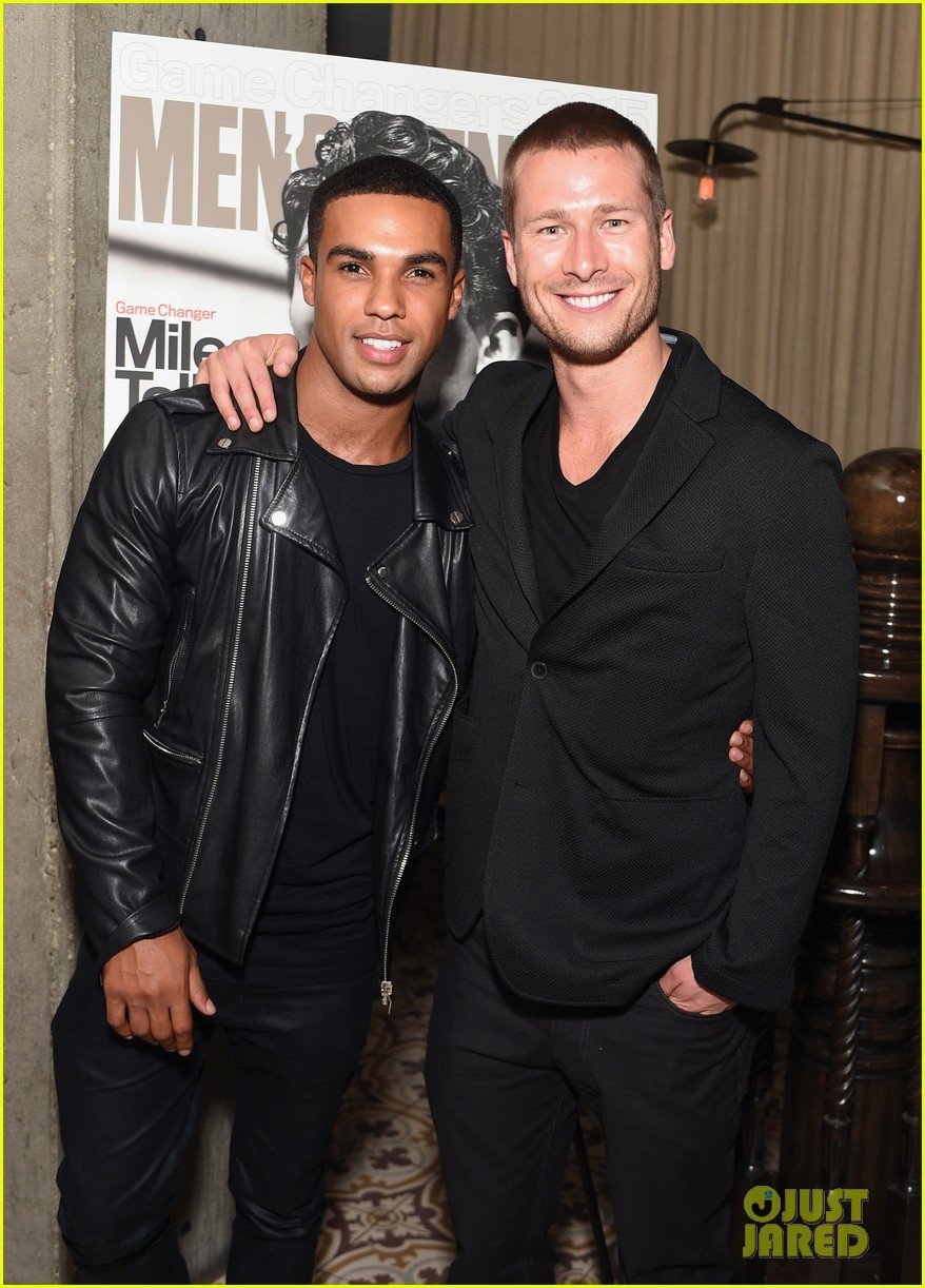 Miles Teller Gets Kiss From Keleigh Sperry At Men's Fitness' Game ...