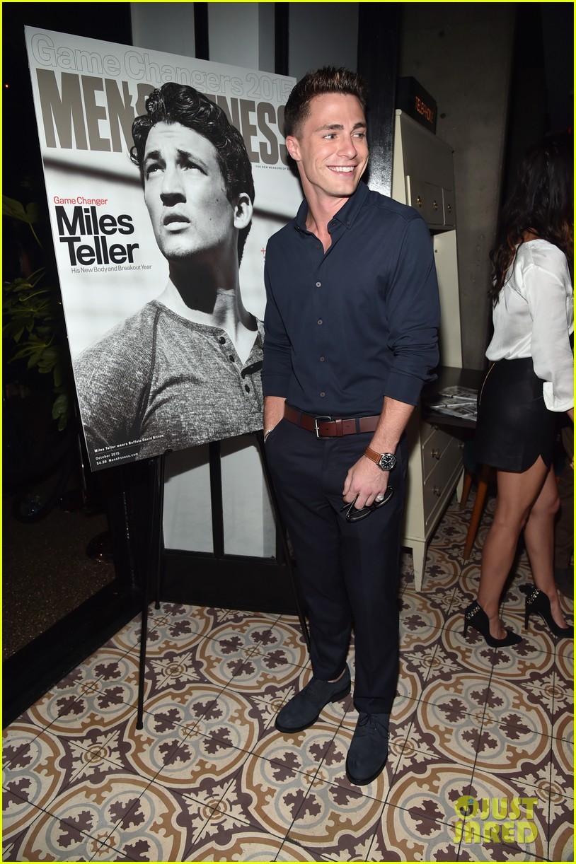 Miles Teller Gets Kiss From Keleigh Sperry At Men's Fitness' Game ...