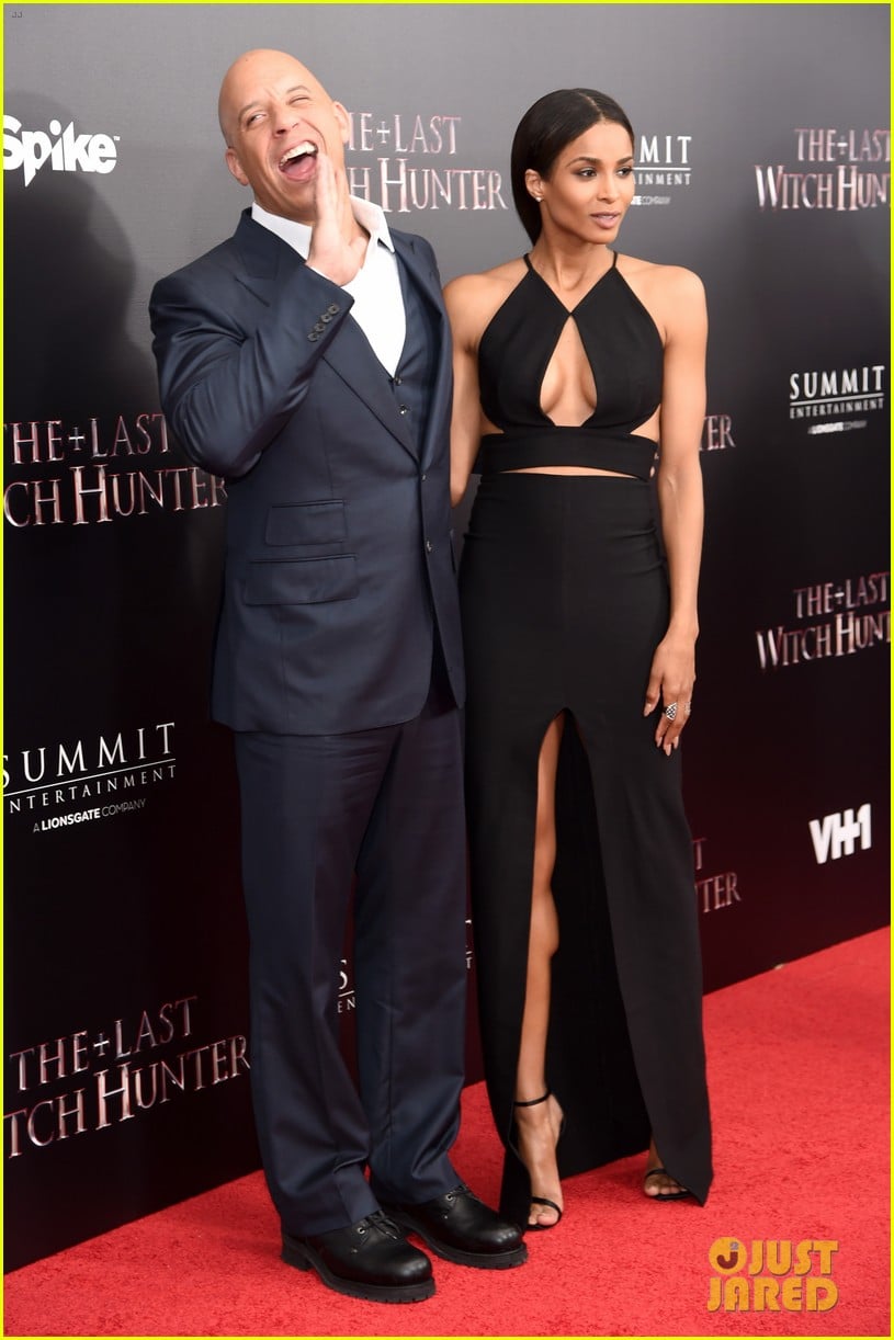 Vin Diesel Suits Up for 'Last Witch Hunter' Premiere with Ciara: Photo ...