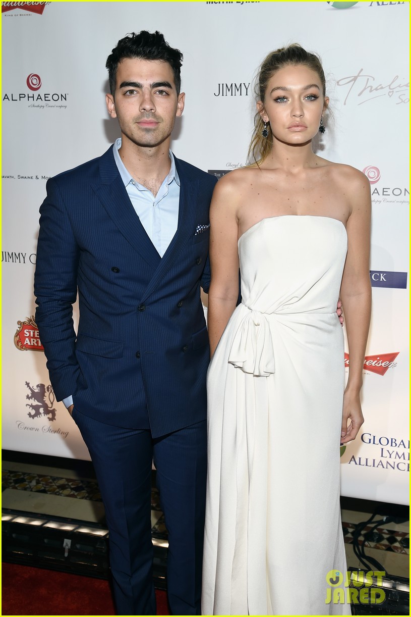 Gigi Hadid & Joe Jonas Make First Red Carpet Appearance!: Photo 3480040 ...