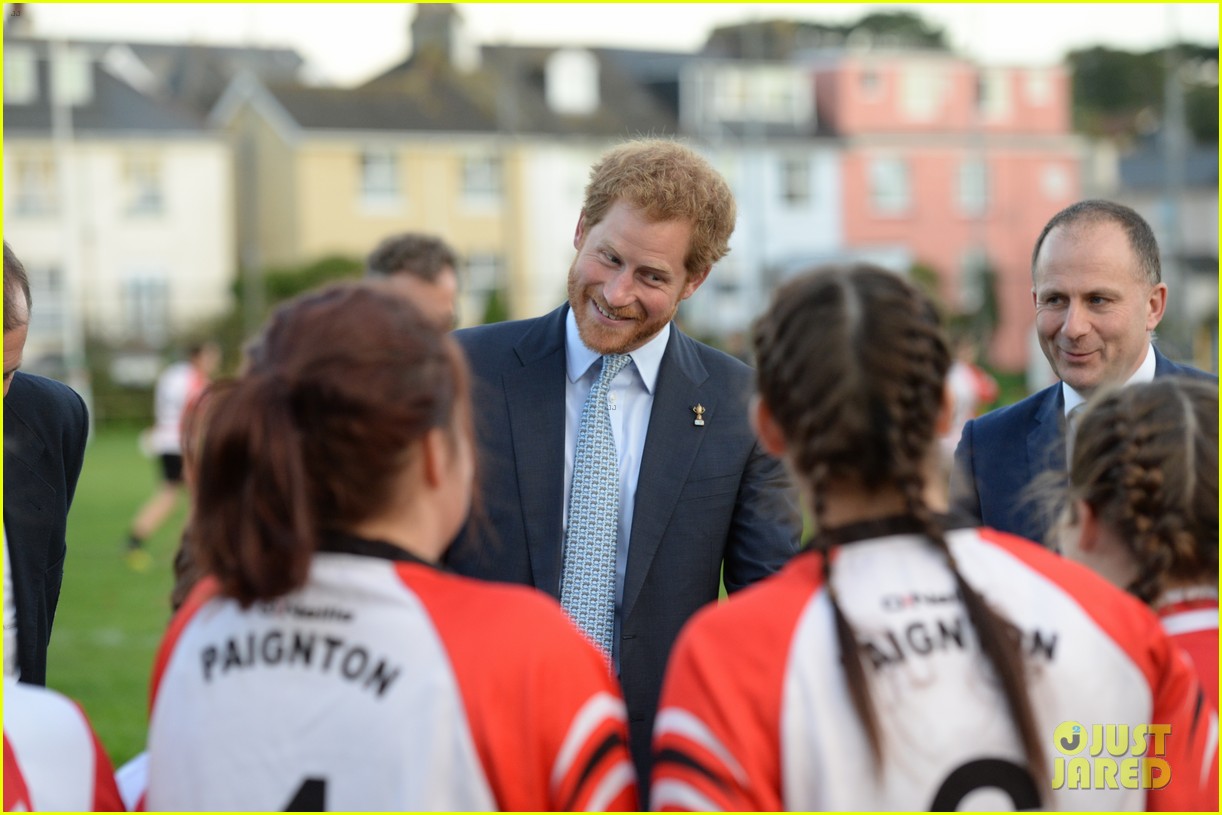 Prince Harry Presents Paignton Rugby Club With an Award: Photo 3479109 ...