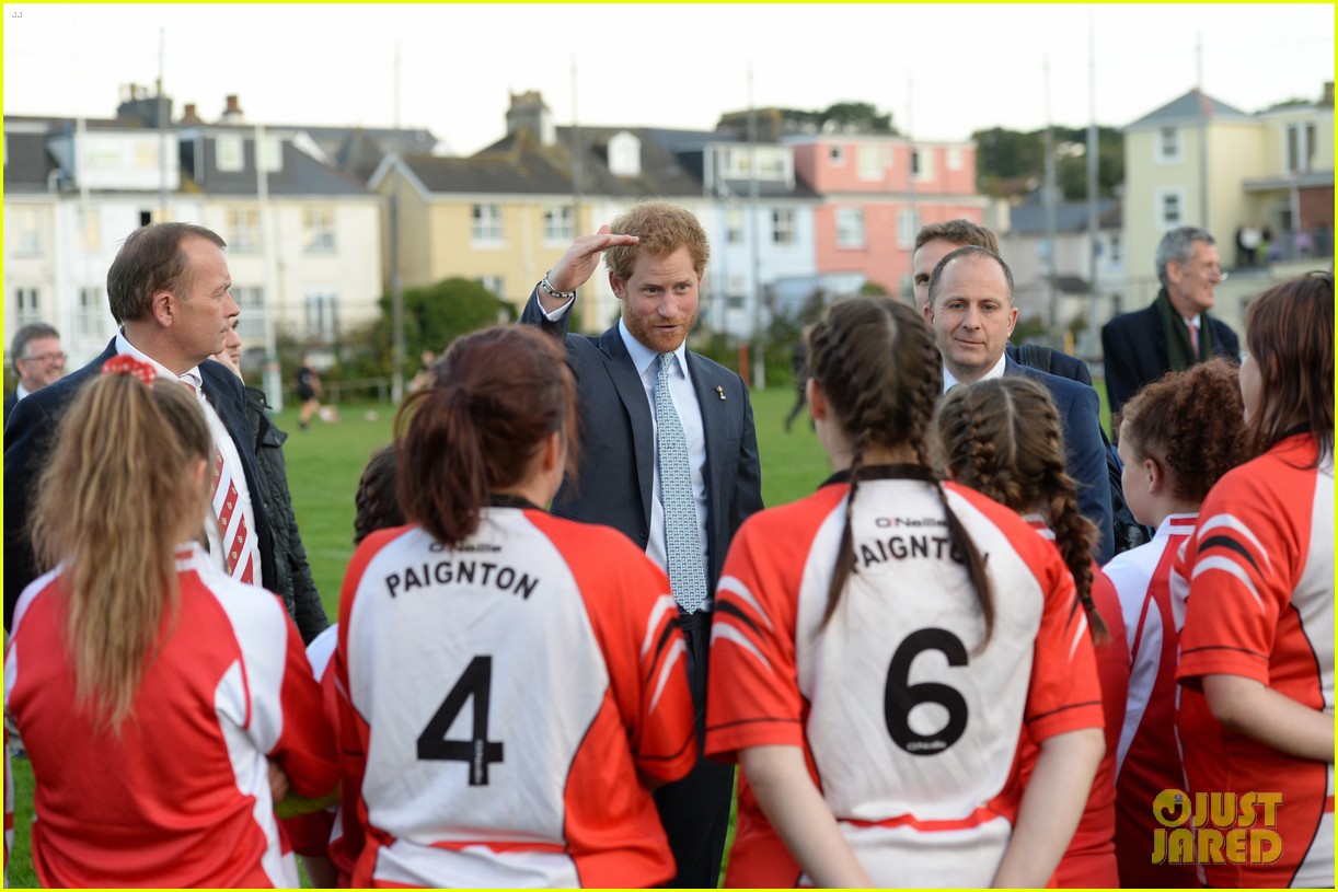 Prince Harry Presents Paignton Rugby Club With an Award: Photo 3479119 ...