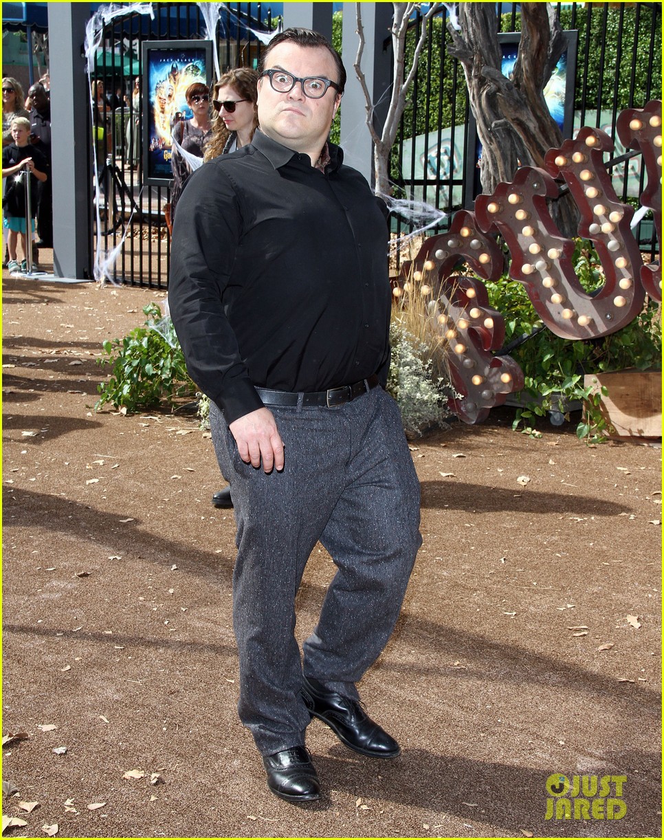 Jack Black Haunts the Premiere of 'Goosebumps' with Odeya Rush: Photo ...