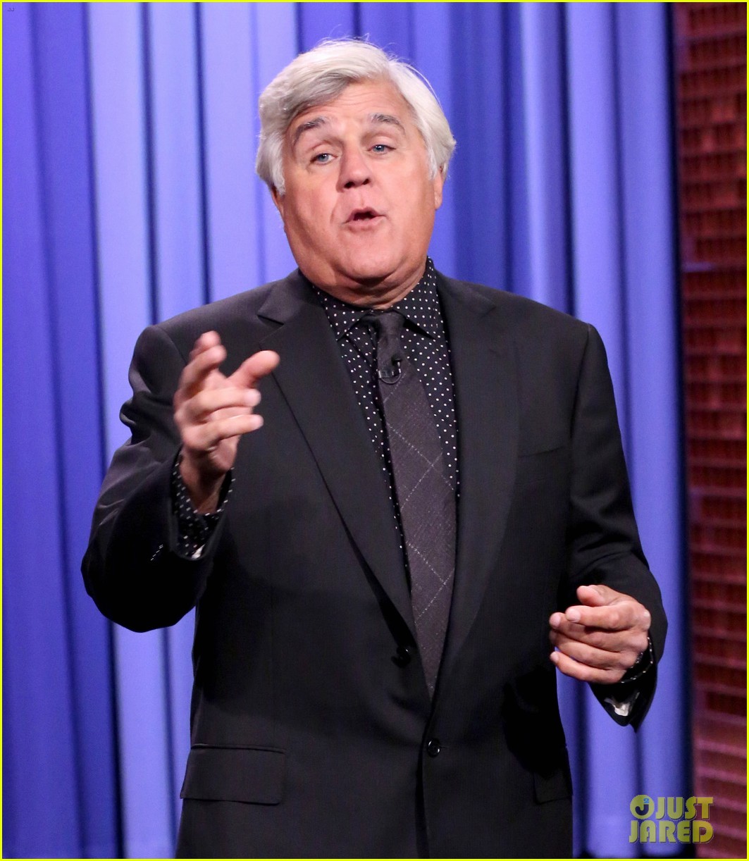 Jay Leno Fills In for Jimmy Falllon During Opening Monologue: Photo ...