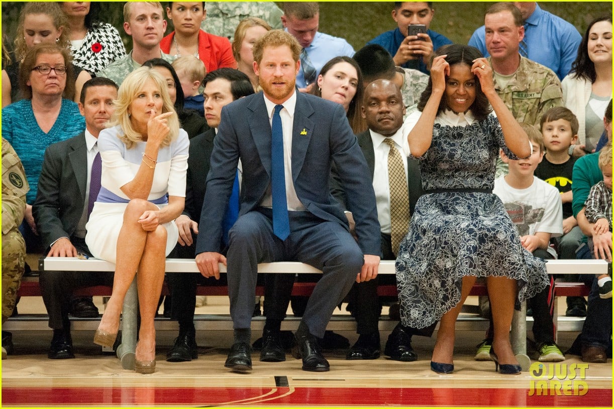 First Lady Michelle Obama & Prince Harry Join Forces For Paralympic ...