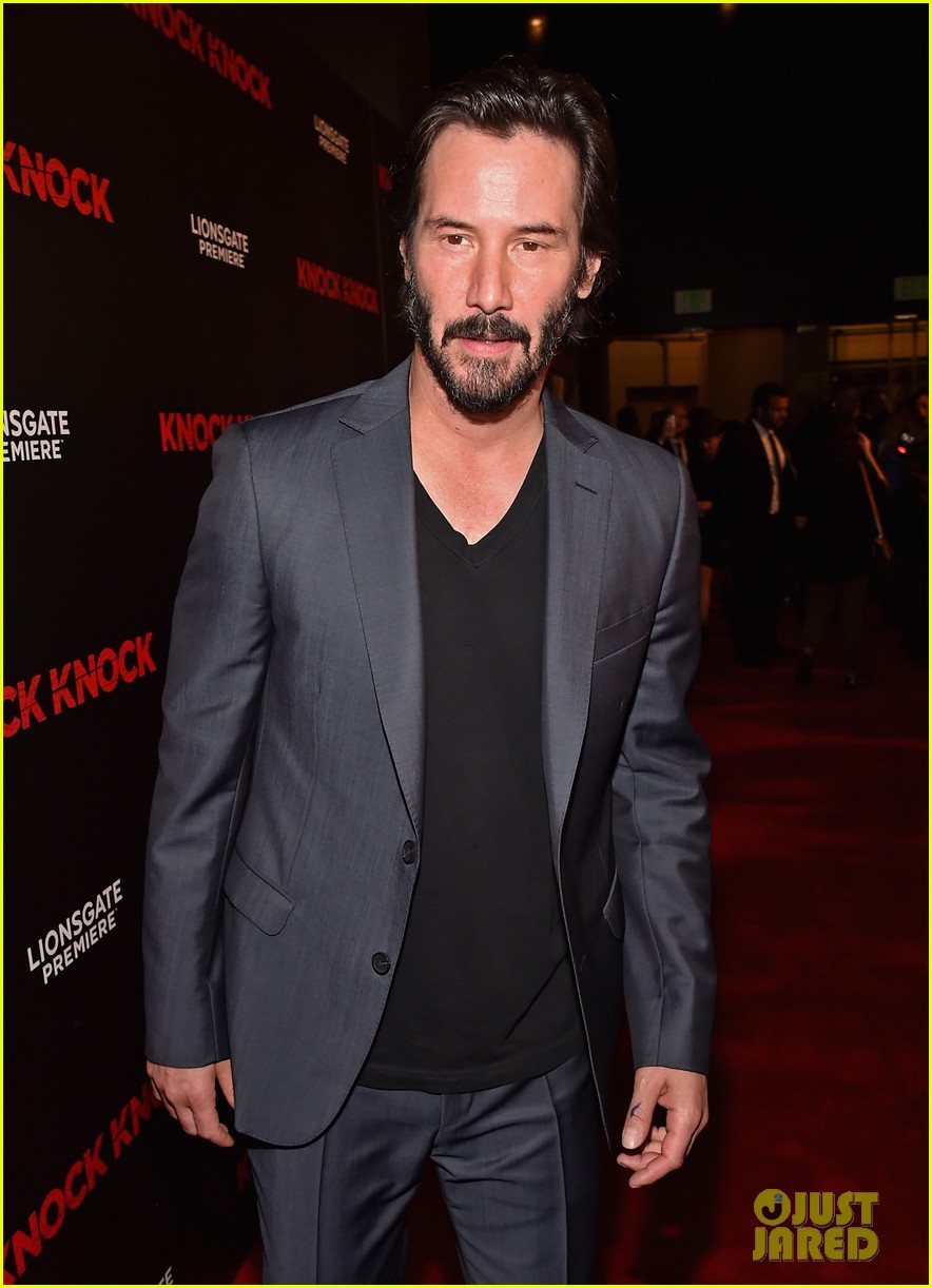 Keanu Reeves Brings 'Knock Knock' To Hollywood with Lorenza Izzo & Eli ...