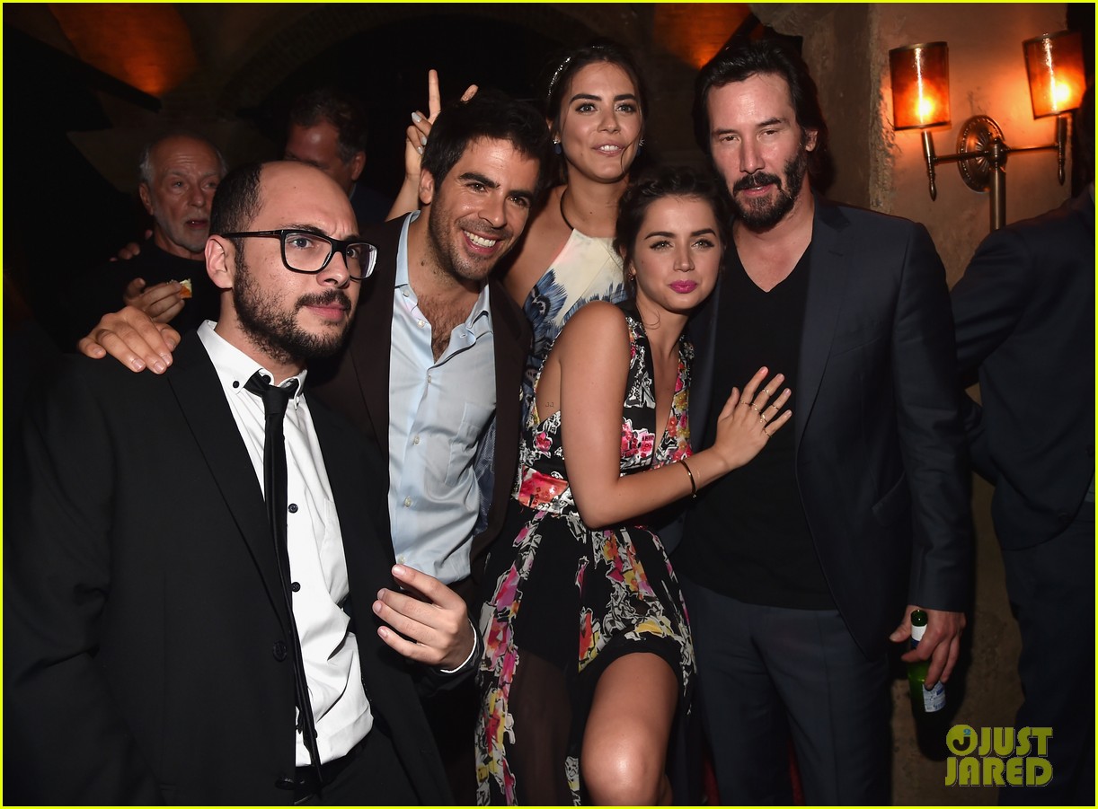 Keanu Reeves Brings 'Knock Knock' To Hollywood with Lorenza Izzo & Eli ...