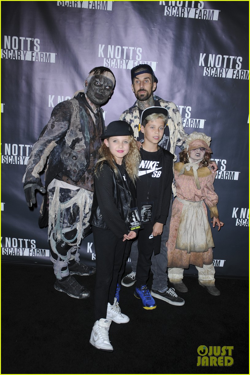 Rita Ora & Travis Barker Head To Knott's Scary Farm After Relationship ...