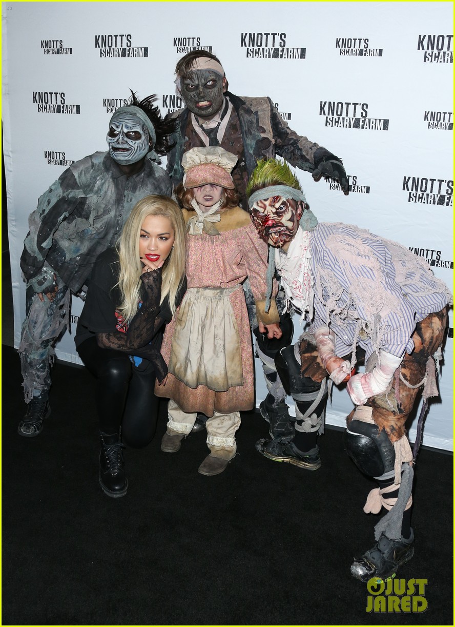 Rita Ora & Travis Barker Head To Knott's Scary Farm After Relationship ...