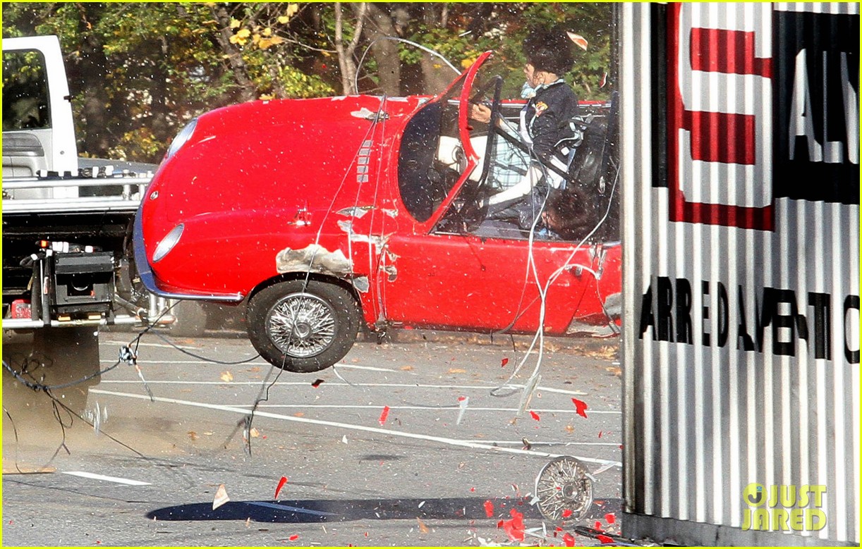 Ben Stiller Films a Car Crash Scene for 'Zoolander 2' in NYC: Photo ...