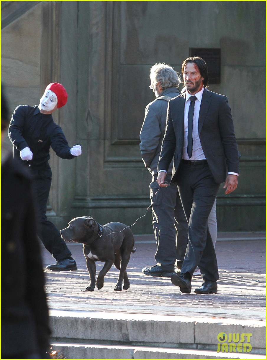 Keanu Reeves Begins Filming 'John Wick 2' Looking All Bloody!: Photo ...