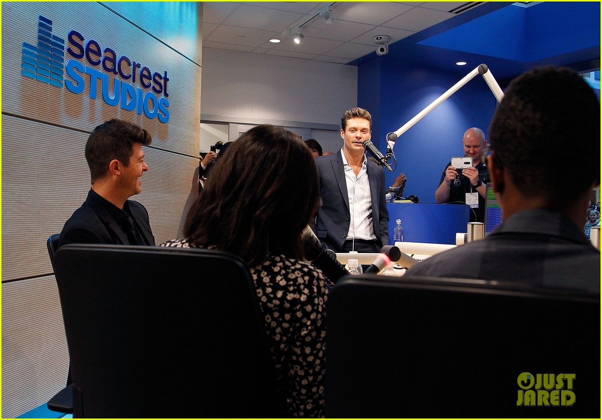 Robin Thicke & Lucy Hale Head To Washington, D.C. For Seacrest Studios ...