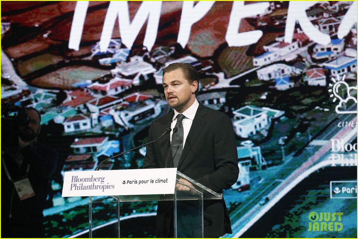 Leonardo DiCaprio & His Dad Attend Climate Change Summit: Photo 3523259 ...