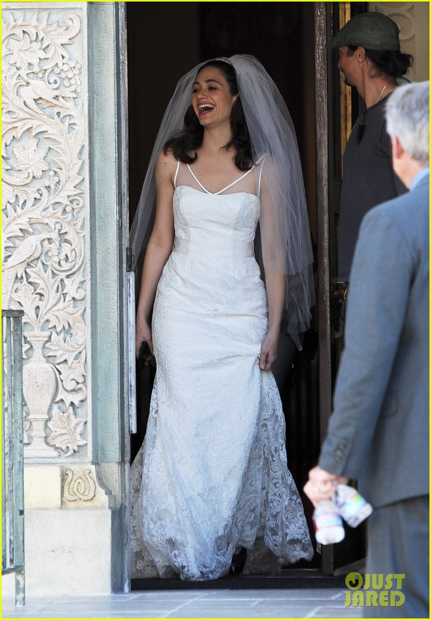 Emmy Rossum Makes for a Gorgeous Bride for 'Shameless': Photo 3521011 ...
