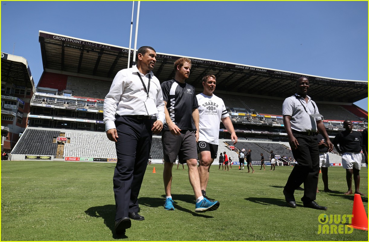 Prince Harry Plays Rugby Game with Kids in South Africa: Photo 3520302 ...