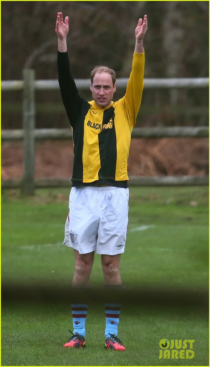 Prince William & Prince Harry Compete in Annual Christmas Eve Soccer ...