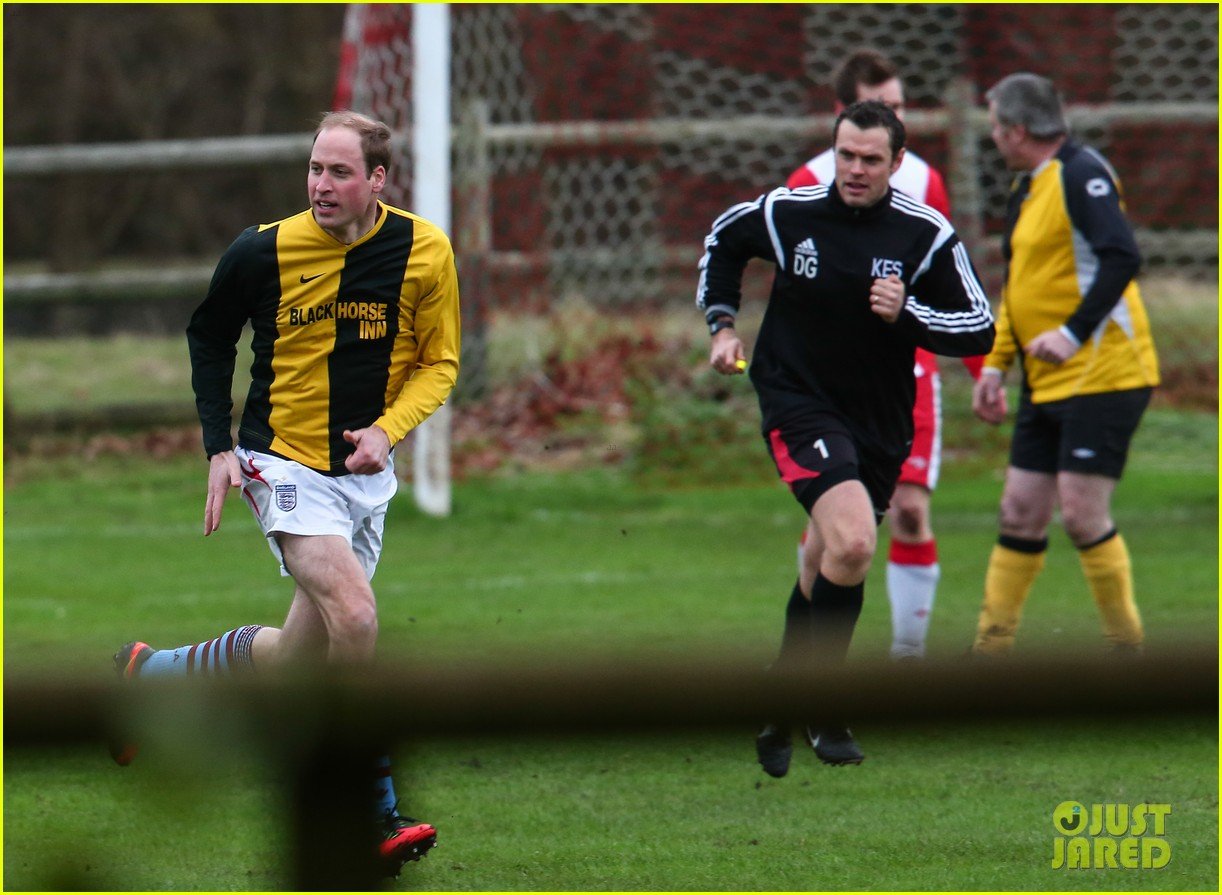 Prince William & Prince Harry Compete in Annual Christmas Eve Soccer ...