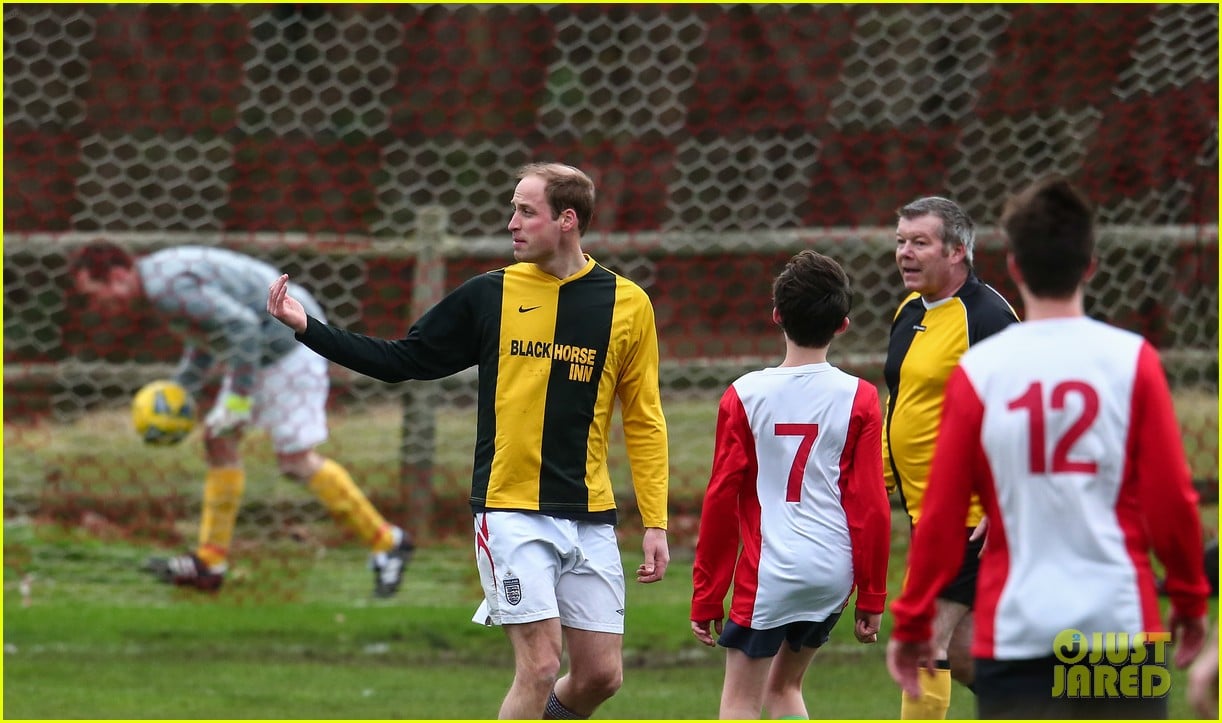 Prince William & Prince Harry Compete in Annual Christmas Eve Soccer ...
