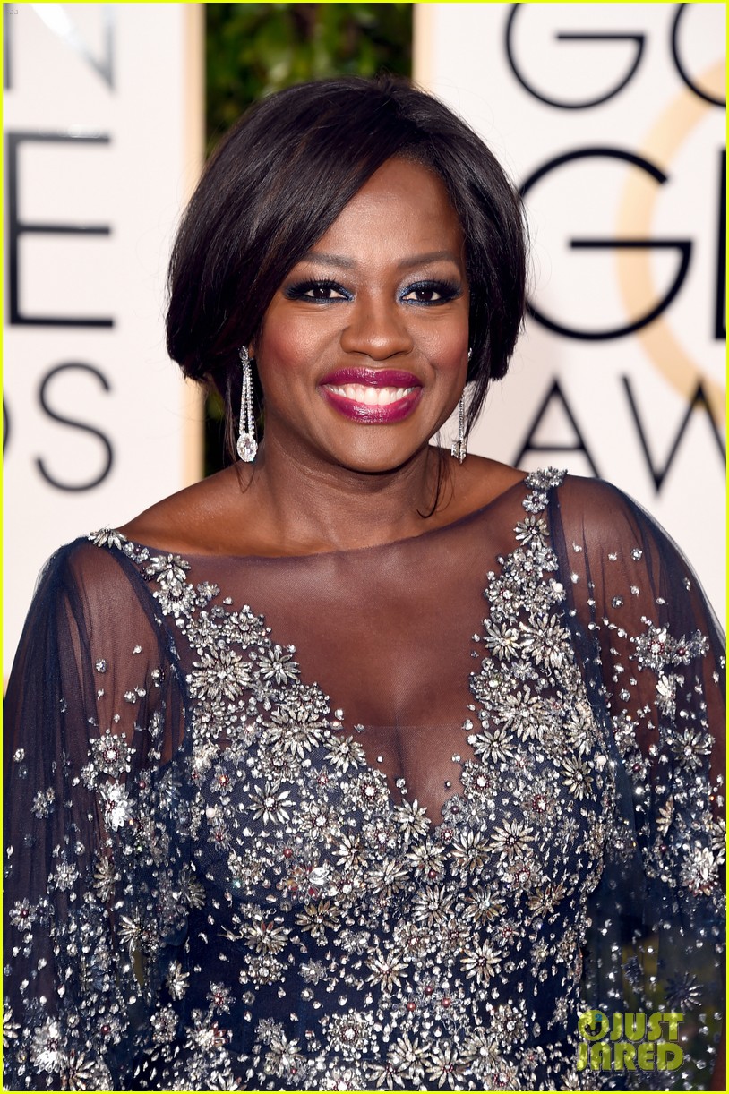 Viola Davis Shines on the Golden Globes 2016 Red Carpet!: Photo 3548545 | Viola Davis Photos ...