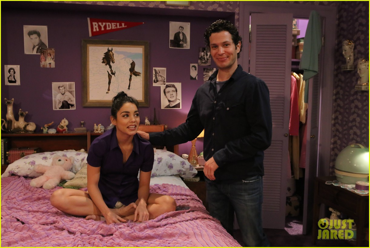 Aaron Tveit & Carlos PenaVega Get Ready To Race In 'Grease: Live' BTS ...