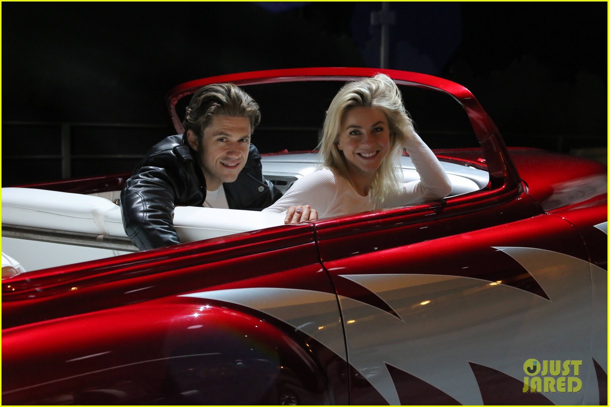 Aaron Tveit & Carlos PenaVega Get Ready To Race In 'Grease: Live' BTS ...
