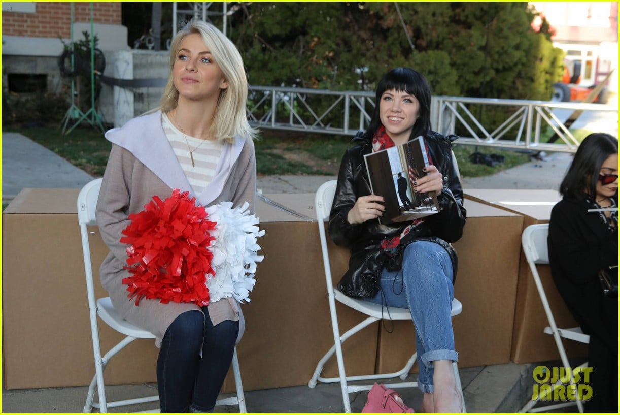 Aaron Tveit & Carlos PenaVega Get Ready To Race In 'Grease: Live' BTS ...