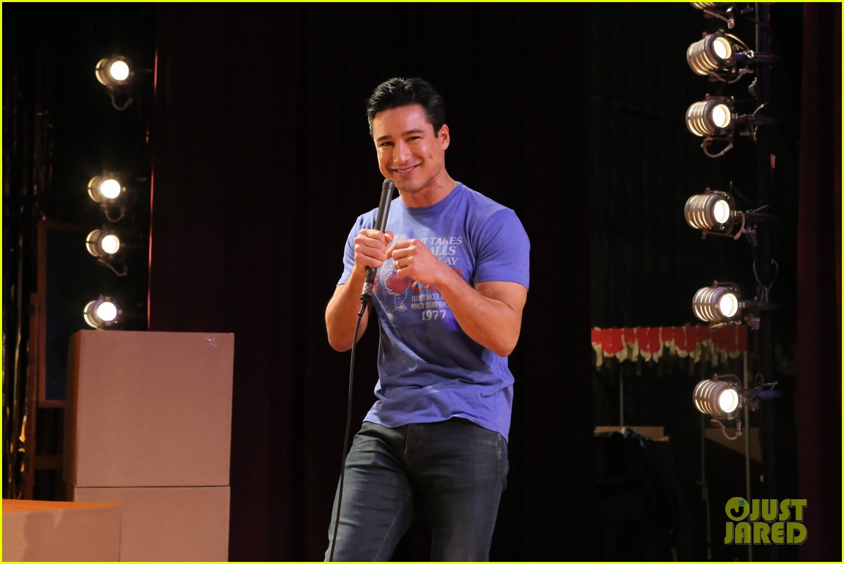 Aaron Tveit & Carlos PenaVega Get Ready To Race In 'Grease: Live' BTS ...