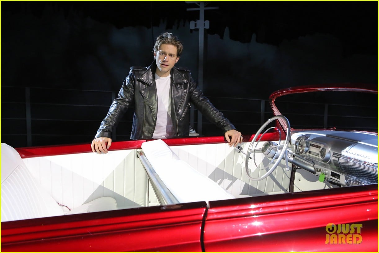 Aaron Tveit & Carlos PenaVega Get Ready To Race In 'Grease: Live' BTS ...