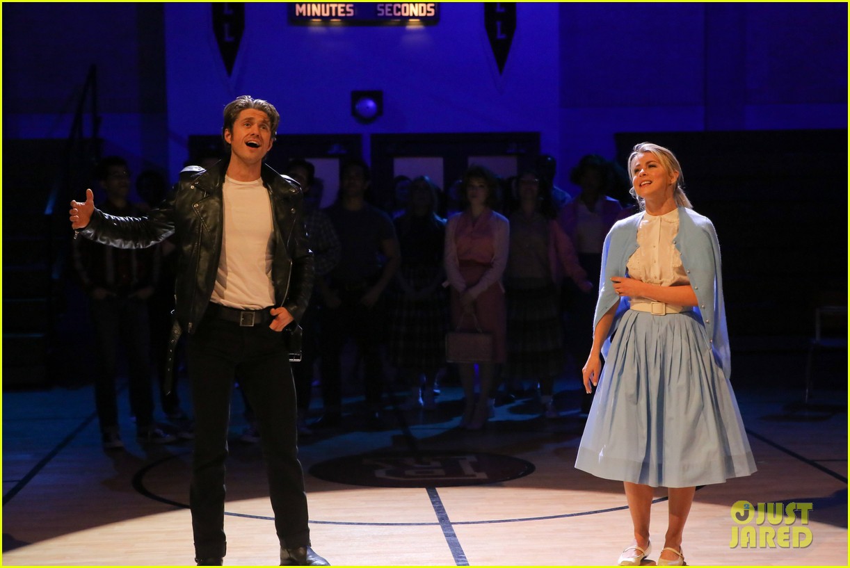 Aaron Tveit & Carlos PenaVega Get Ready To Race In 'Grease: Live' BTS ...