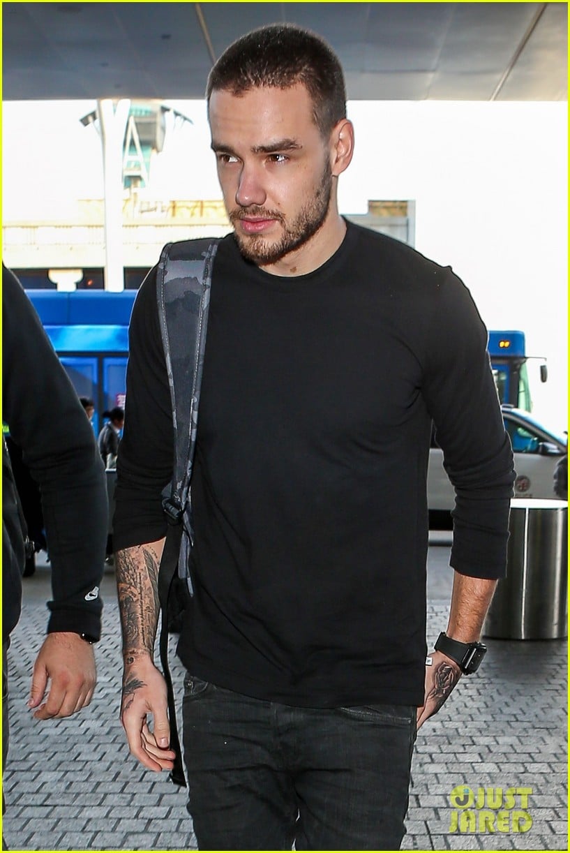 Liam Payne Leaves Los Angeles After Shaving Head: Photo 3553194 ...