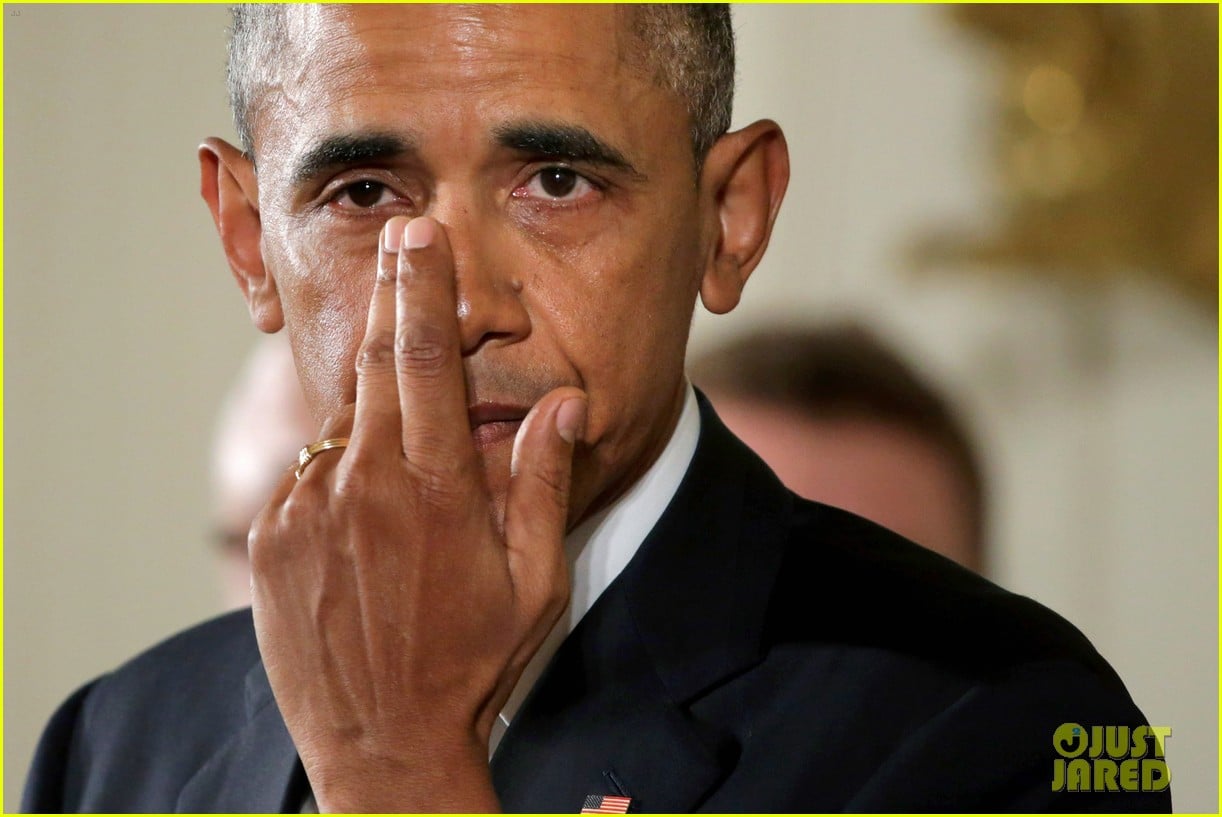 Barack Obama Crying Speech