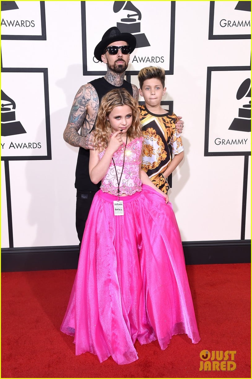Travis Barker Takes His Kids to the Grammys 2016 : Photo 3580112 ...