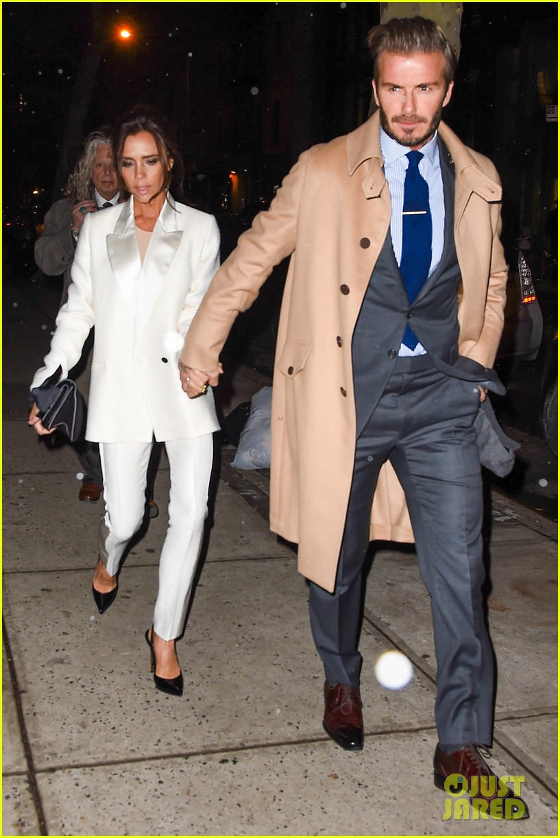David & Victoria Beckham Do Date Night in Snowy NYC: Photo 3572505 ...