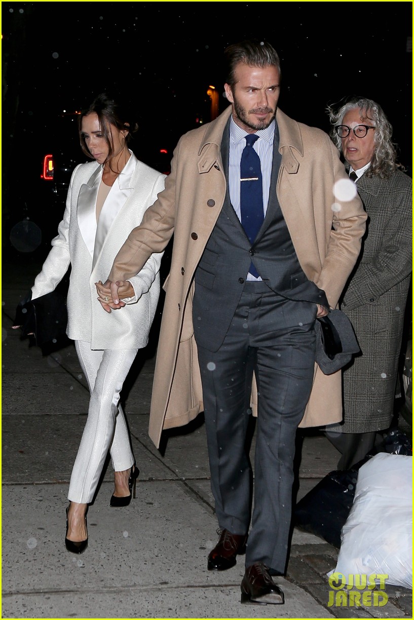 David & Victoria Beckham Do Date Night in Snowy NYC: Photo 3572538 ...