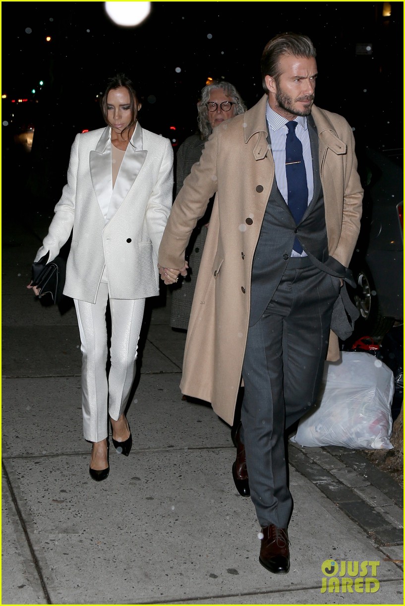 David & Victoria Beckham Do Date Night in Snowy NYC: Photo 3572540 ...