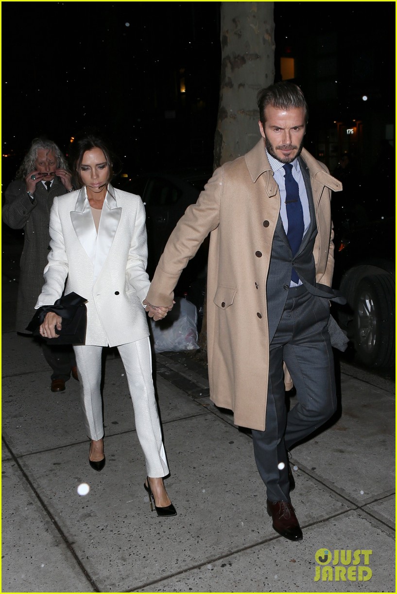 David & Victoria Beckham Do Date Night in Snowy NYC: Photo 3572541 ...