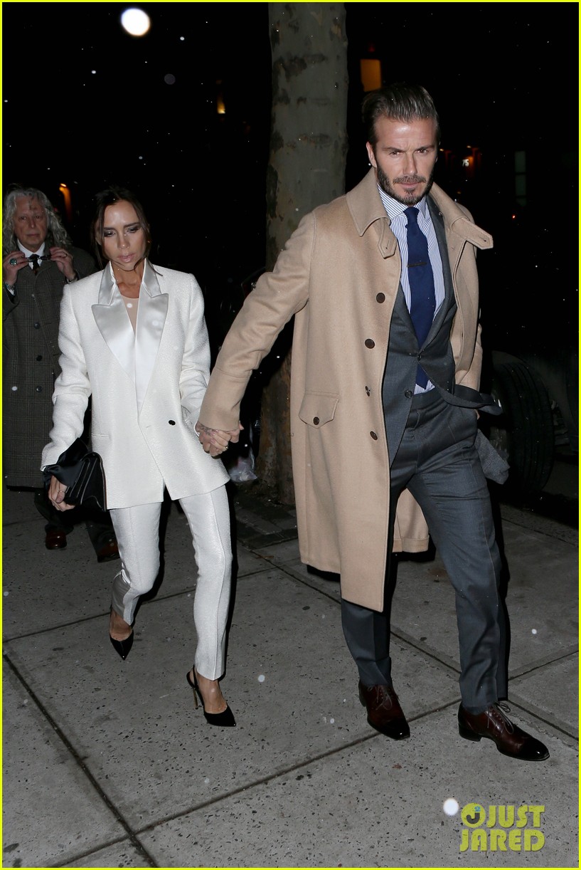 David & Victoria Beckham Do Date Night in Snowy NYC: Photo 3572542 ...