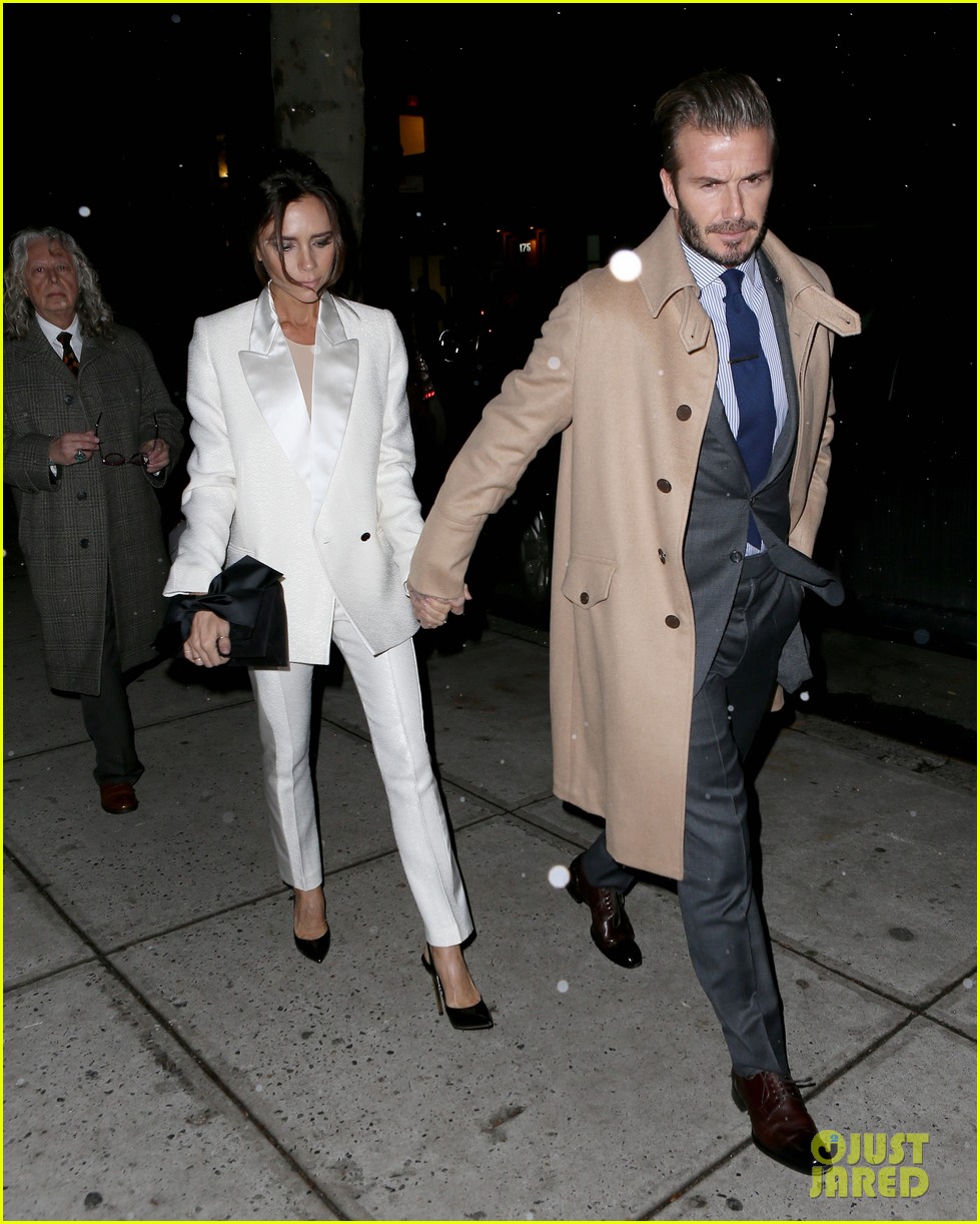 David & Victoria Beckham Do Date Night in Snowy NYC: Photo 3572543 ...