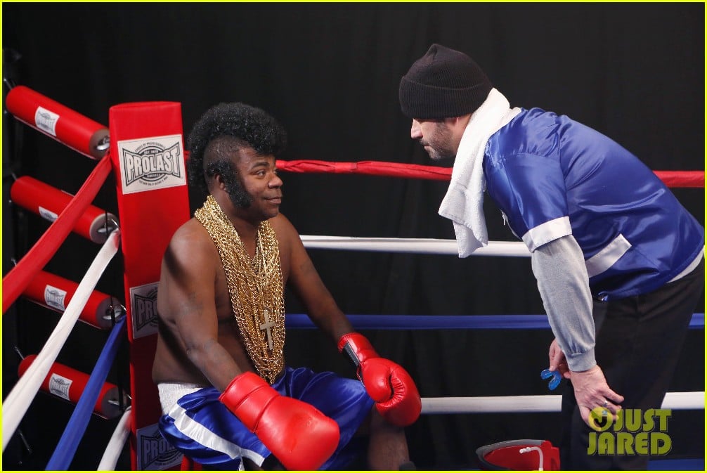 Tracy Morgan Stars in Kimmel's 'Creed' Sequel with Mike Tyson: Photo ...