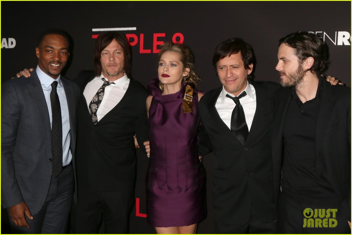 Norman Reedus & Aaron Paul Join 'Triple 9' Cast At L.A Premiere!: Photo ...