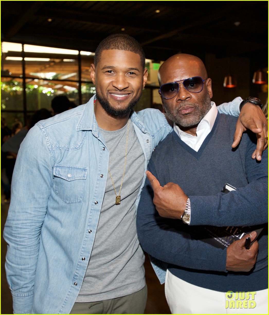 Usher, Kelly Rowland, & Diddy Celebrate with L.A. Reid at His Pre ...