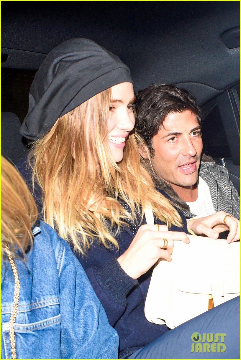 Suki Waterhouse & Brandon Davis Get Cozy After Night Out in London ...