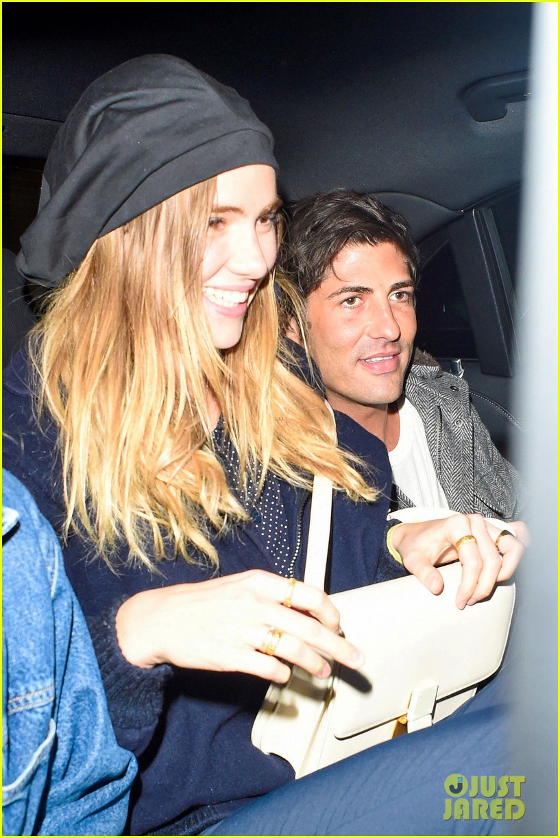 Suki Waterhouse & Brandon Davis Get Cozy After Night Out in London ...