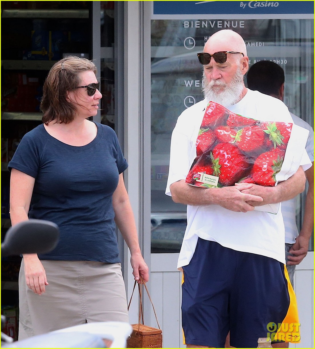 Photo: david letterman bald beard st barts 09 | Photo 3613076 | Just Jared