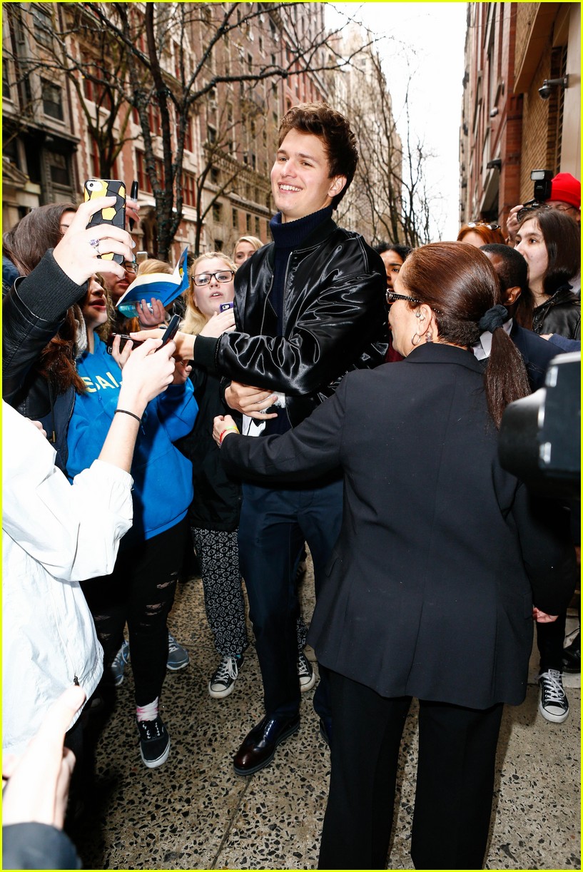 Ansel Elgort Masters Dance Era Challenge on 'Live! With Kelly & Michael ...