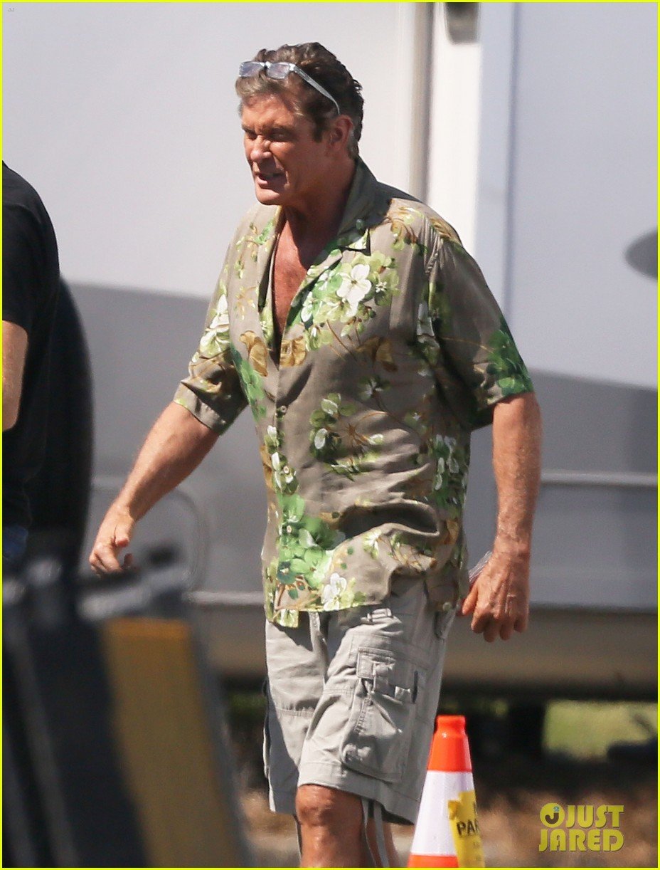 David Hasselhoff Spotted on 'Baywatch' Set for First Time!: Photo ...